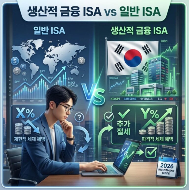 2026년 ISA 계좌 완벽 가이드│청년형 소득공제·세제 혜택 총정리